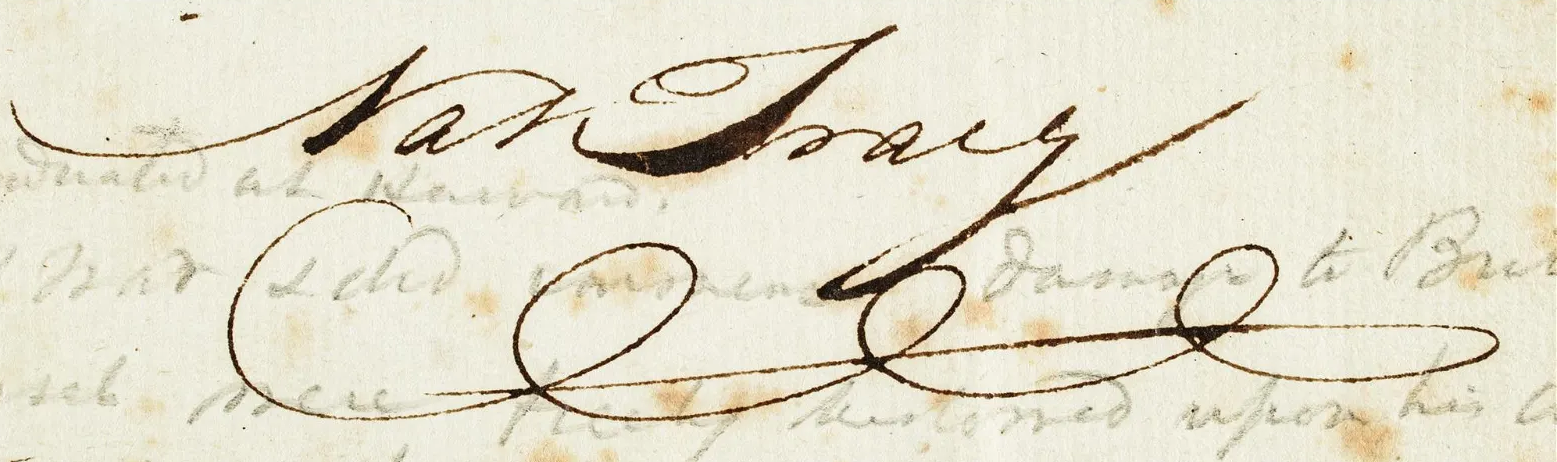 Nathaniel Tracy Letter: Custom House Collection - Custom House Maritime ...